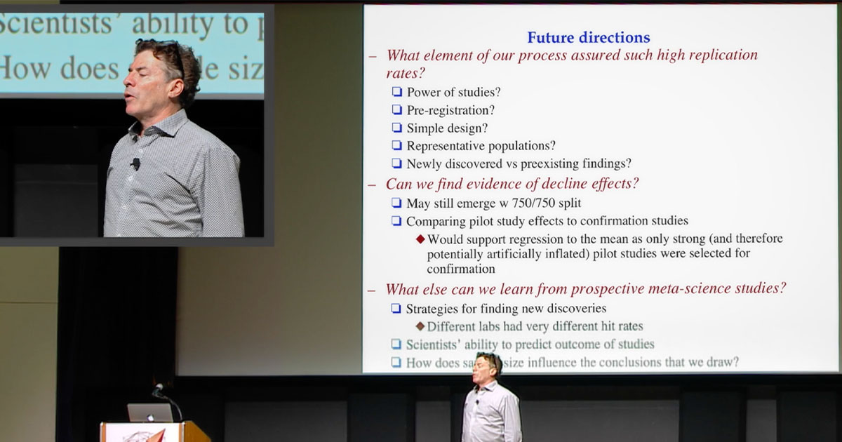 Jonathan Schooler: How replicable can psychological science be?: A ...